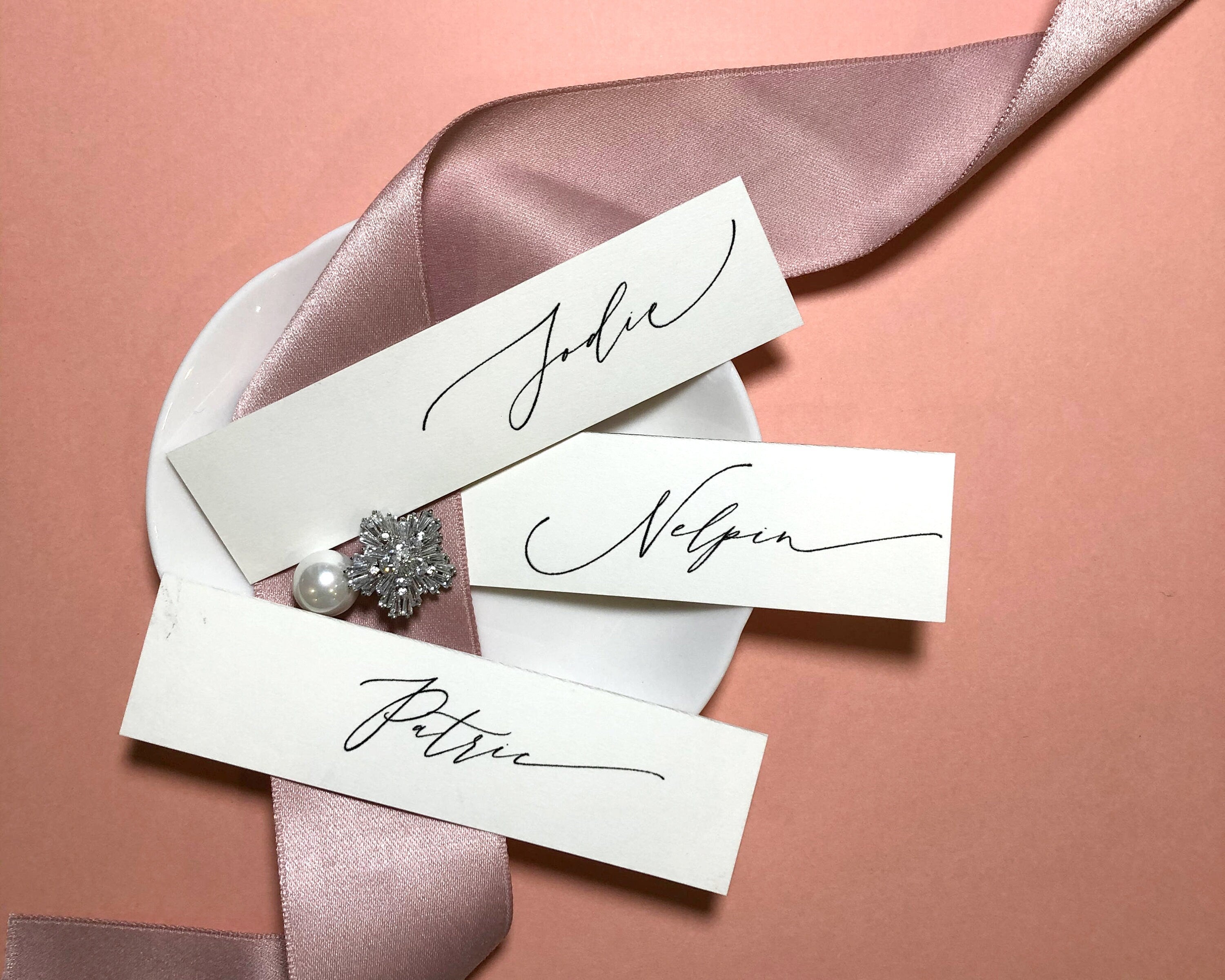 Printed Place Card | Custom Wedding Place Cards | Sweet Dates Prints ...